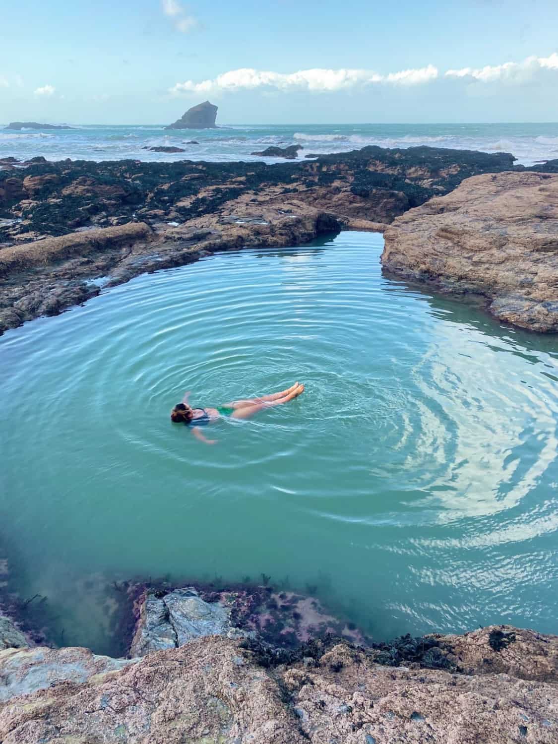 The crystal clear waters of Cornwall