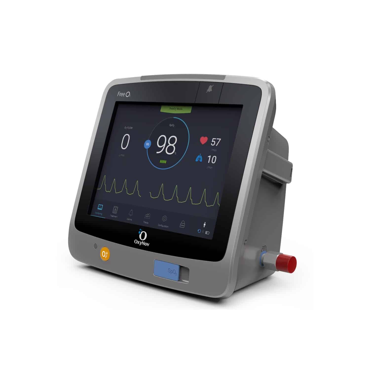 COPD patients home earlier with 02 monitor